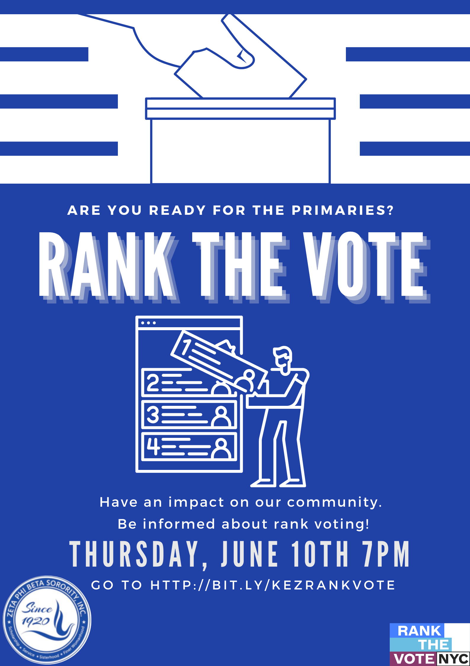 Rank the Voting Workshop | Kappa Epsilon Zeta